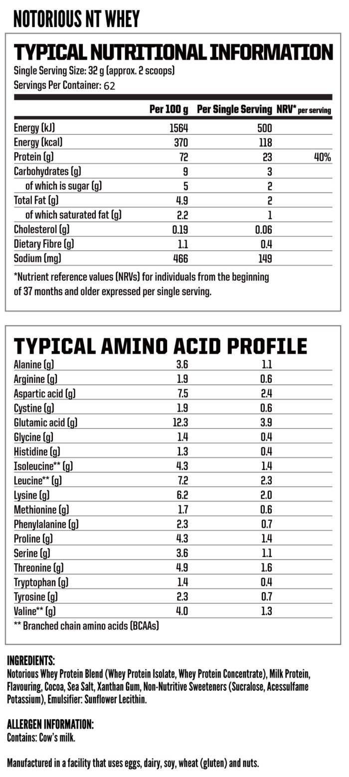 Nutritech NT Whey Protein 2Kg - All Star Nutrition